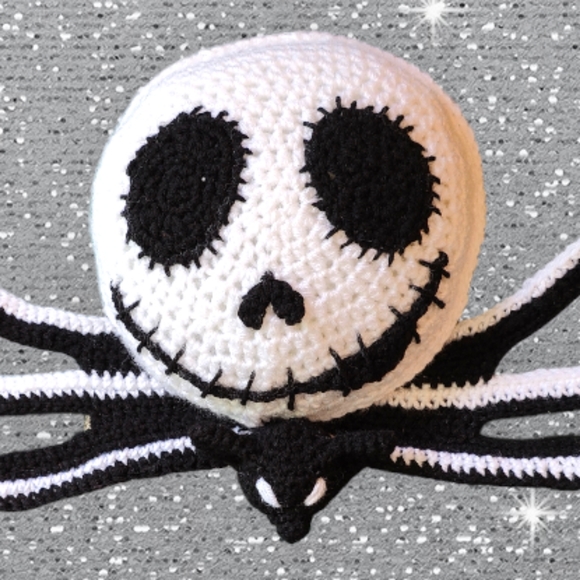 Hand Crafted | Wall Decor | Jack Skellington Hand Crochet Halloween ...